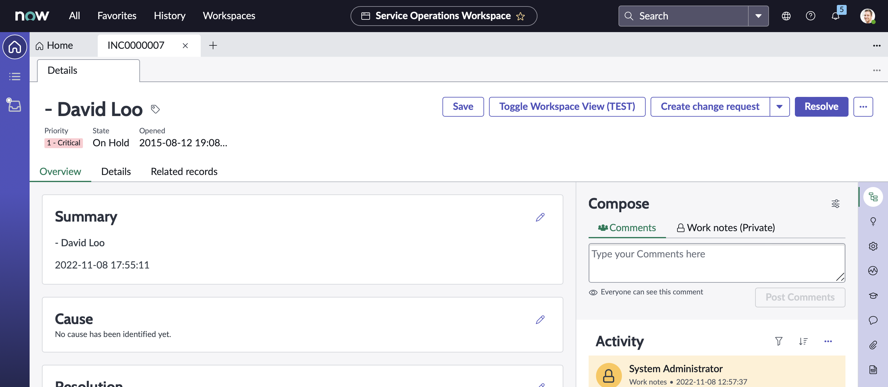 Toggle Between Platform View and Workspace – UI Action – mySNstuff.com